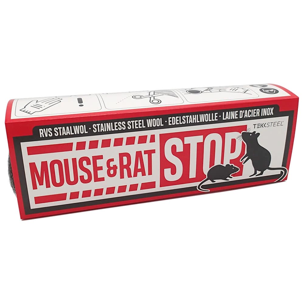 Mouse & Rat STOP - Stålull 200 gram - Skadedjursfritt.nu